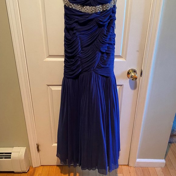 City Studio | Dresses | Sexy Midnight Blue Prom Dress | Poshmark
